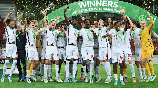 England wins UEFA U-19 Championship by defeating Israel by 3-1 in the ...